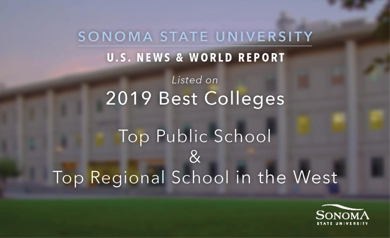 U.S. News and World Report ranks Sonoma State as Top Public School ...